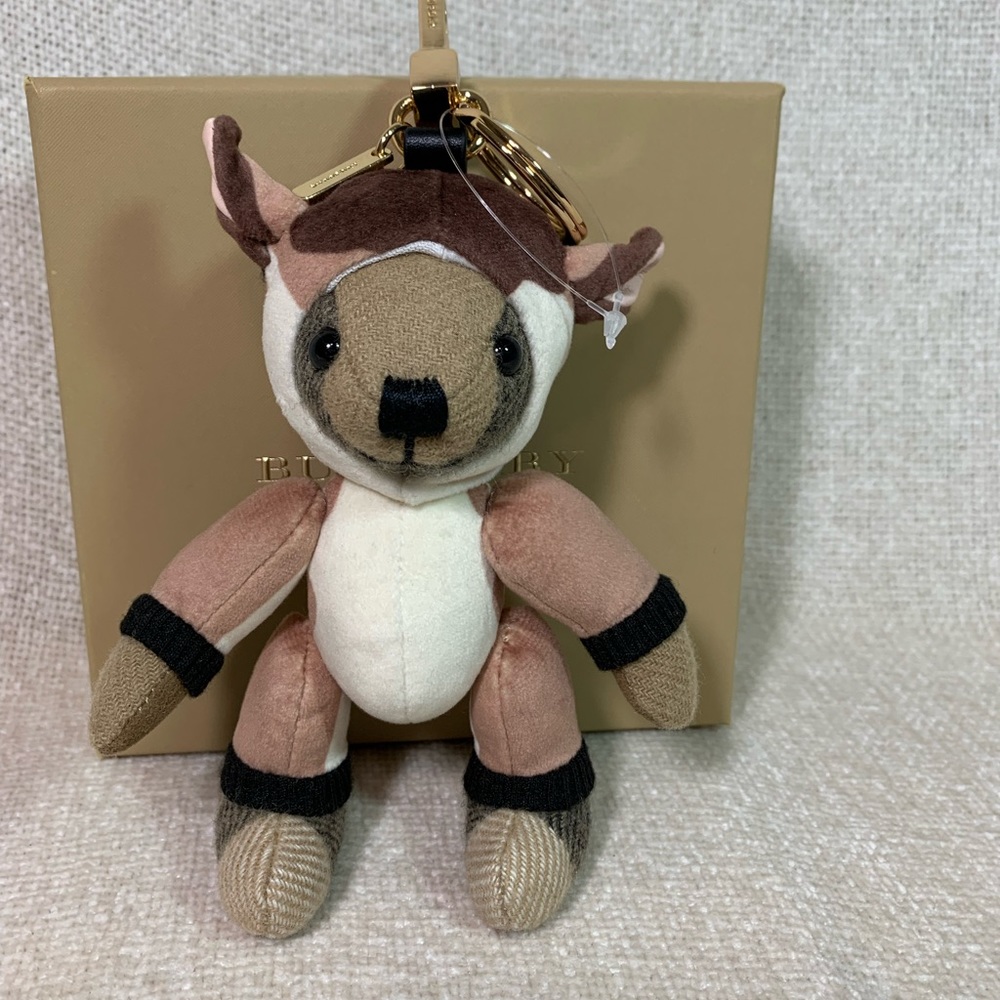 Burberry Thomas Bear Charm In Deer Costume - Gem